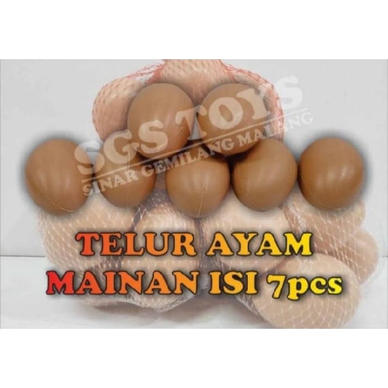 Jual Mainan anak telur ayam isi 7pcs | Shopee Indonesia