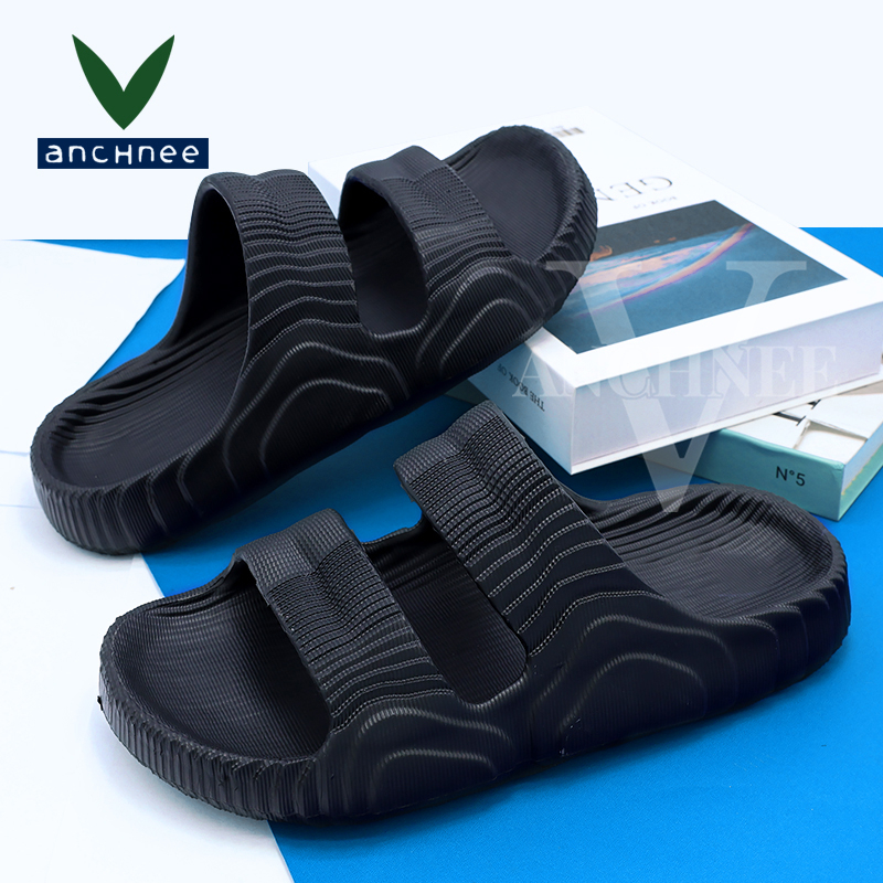 Jual VANCHNEE Sandal Flat Pria Sandal Slide Pria Sol Lembut ...