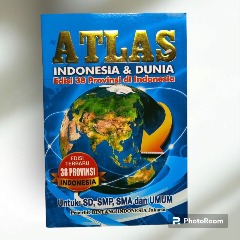 Jual Atlas Indonesia & Dunia Edisi Terbaru 38 Provinsi di Indonesia ...