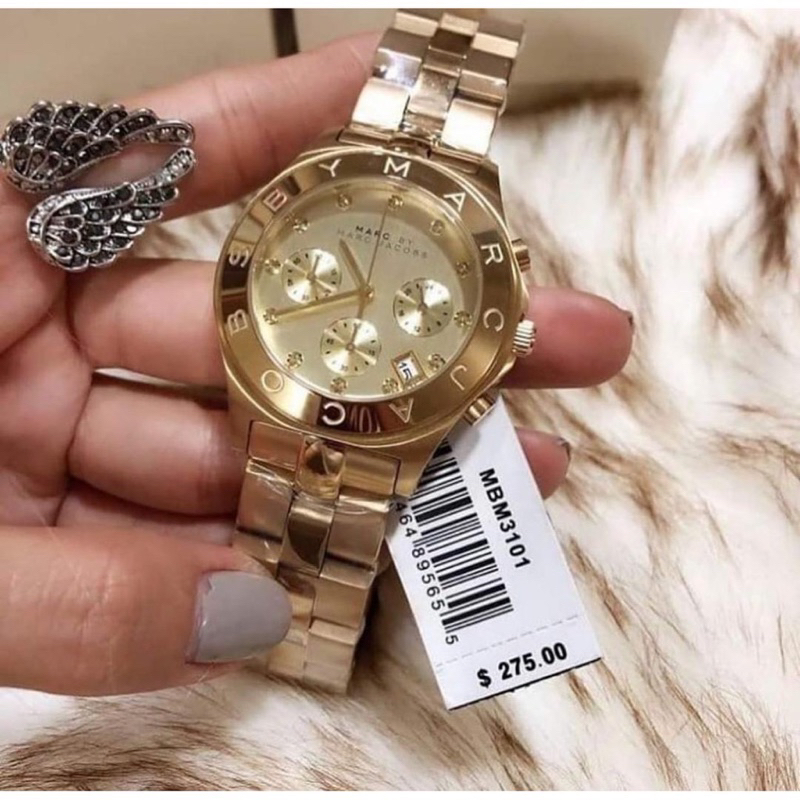Jual jam tangan wanita MARC JACOBS Premium batrai all stell include box ...