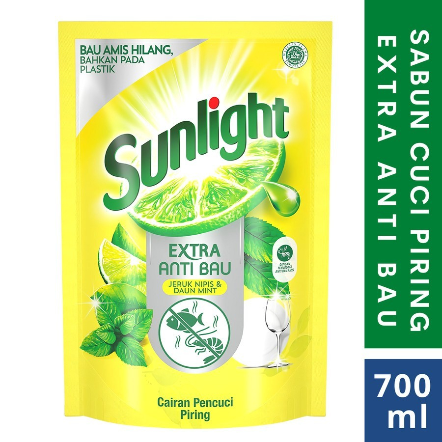 Jual Sunlight Sabun Cuci Piring Jeruk Nipis Anti Bau/Higienis 700ml | Shopee Indonesia