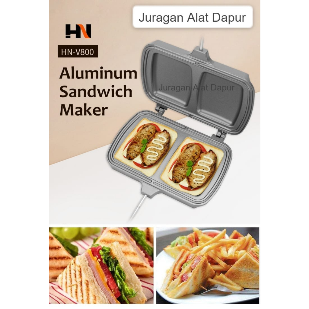 Jual Cetakan sandwich 2 Roti / Alat Cetak Roti Sandwich / Sandwich ...