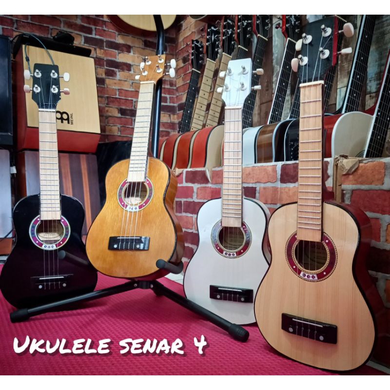 Jual Ukulele Kentrung Mini Senar 4 Warna Warni (Bonus Tas,Pik & Senar ...