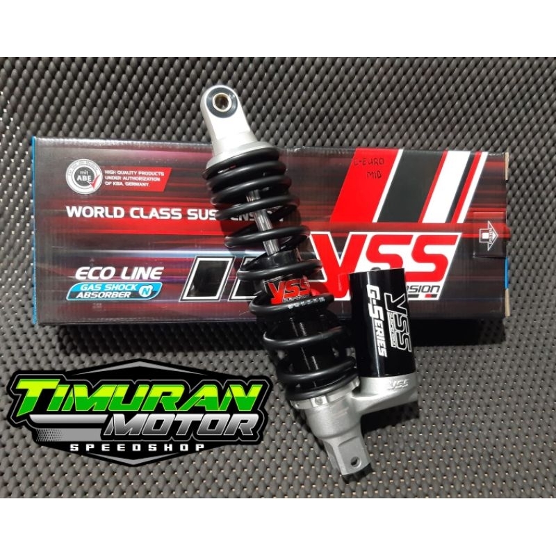 Jual SHOCK YSS C EURO MATIC 300 MM HITAM MIO - VARIO - BEAT - SCOOPY | Shopee Indonesia