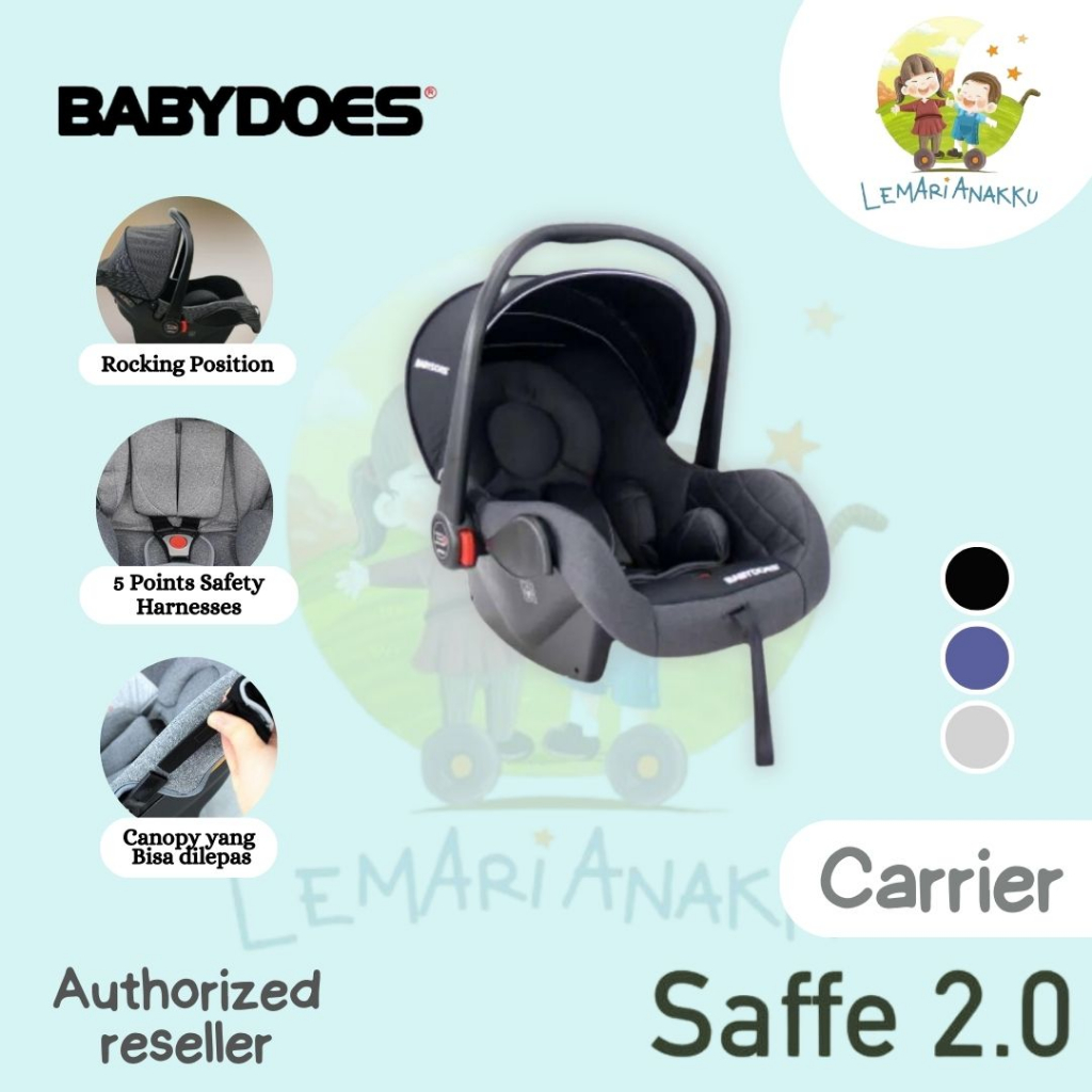 Jual Baby Car Seat Kursi Mobil Bayi Infant Carrier Babydoes Saffe 2.0 ...