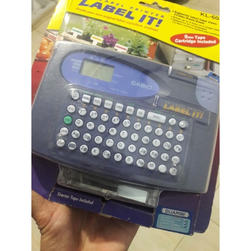 Jual Ez Label Printer Label IT Casio/Label Print IT/Label IT kondisi ...