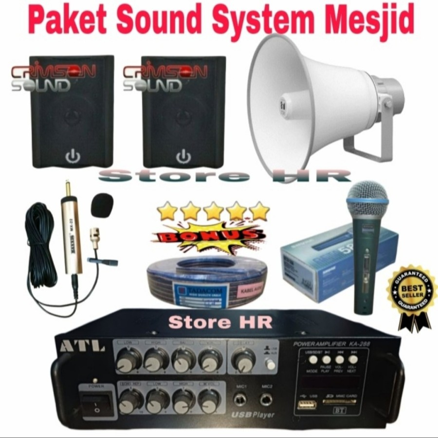 Jual Paket Sound System Toa masjid / musholla termurah Paket Speaker Toa Masjid/Toa Mesjid/Toa ...