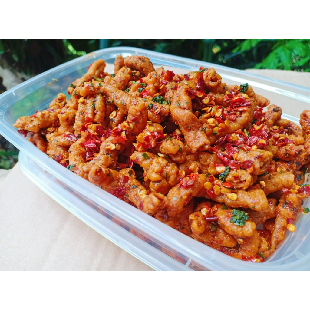 Jual TERLARIS SNACK KILOAN USUS KRISPI PEDAS DAUN JERUK 125 GRAM ...