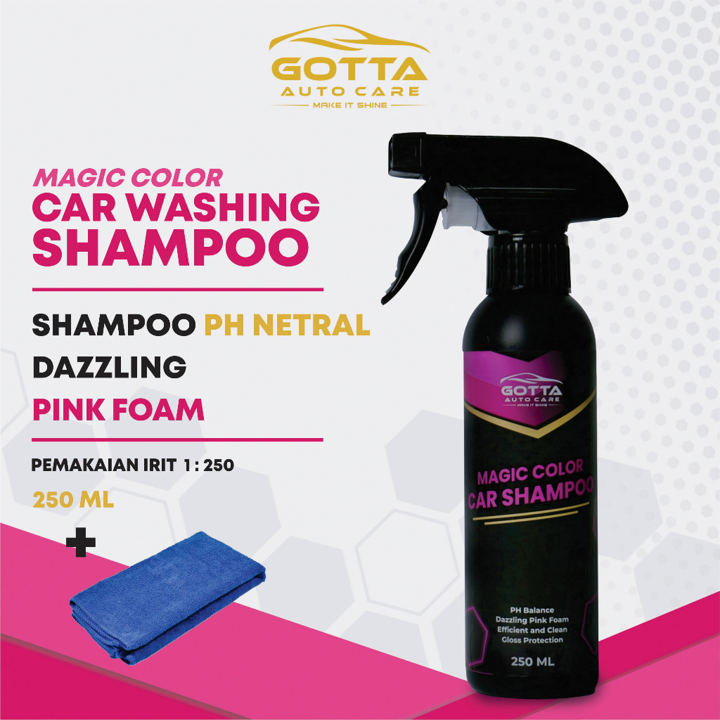 Jual Magic Color Car Shampoo - Shampo Wash and Wax Mobil Motor - Gotta ...