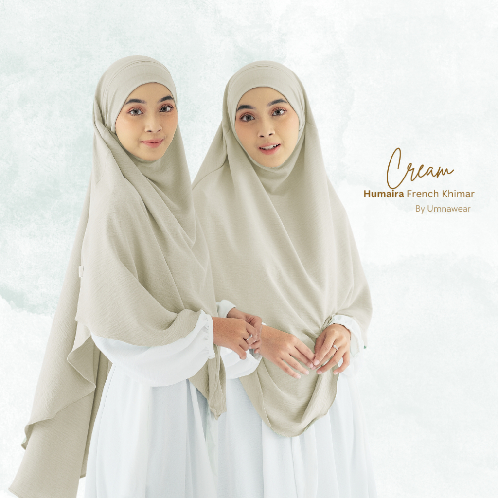 Jual French Khimar Instant Hijab Khimar Cringkle Jilbab kerudung Frech ...