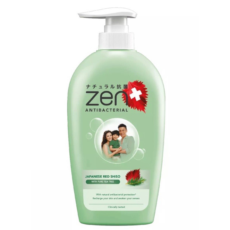 Jual ZEN antibacterial Body wash pump 480ml | zen sabun cair | Shopee ...