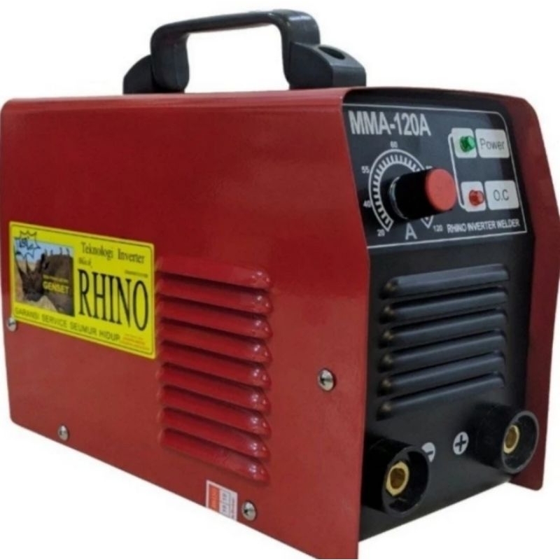Jual Mesin las inverter mma 120A Rhino 900 Watt // mesin las 120A Rhino ...