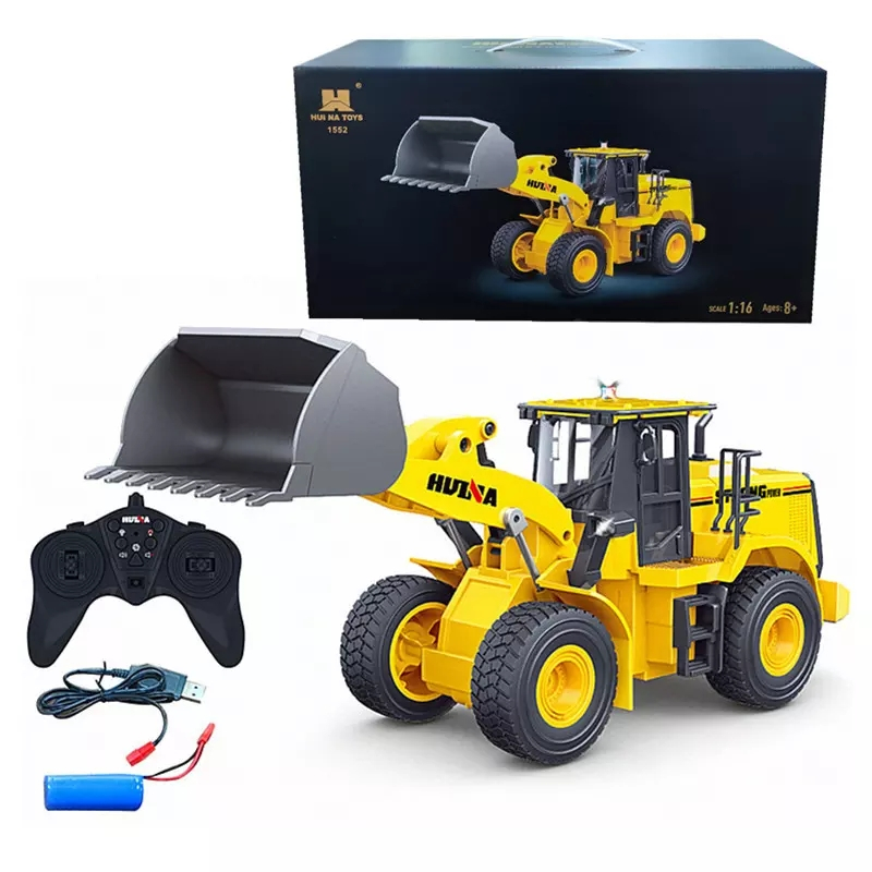 Jual RC HUINA 1552 11CH 1/16 2.4GHz RC Metal Bulldozer | Shopee Indonesia