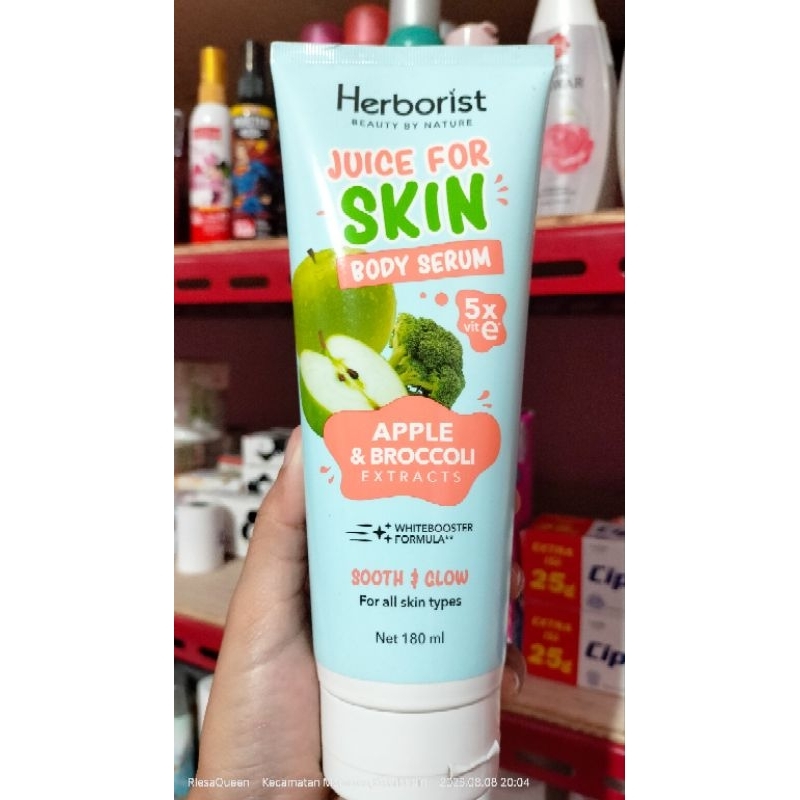 Jual Herborist Juice For Skin Body Serum Apple & Broccoli Extracts ...