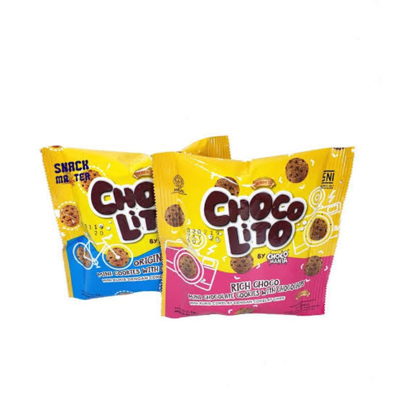 Jual chocolito Mini kukis mungil dengan cokelat asli ditambah taburan ...