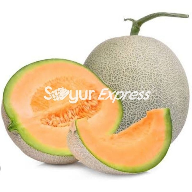 Jual KIRIM INSTAN Melon Orange / Rock Melon 1 buah 1-2kg | Shopee Indonesia