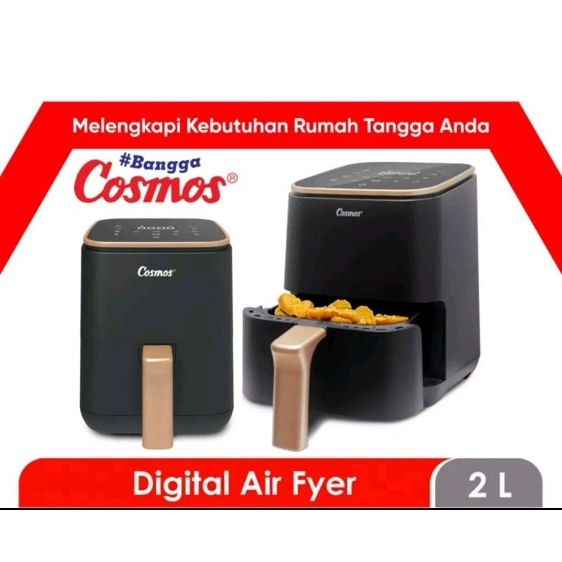 Jual COSMOS AIR FRYER CAF 6603 MENGGORENG TANPA MINYAK 2 LITER 650 WATT ...