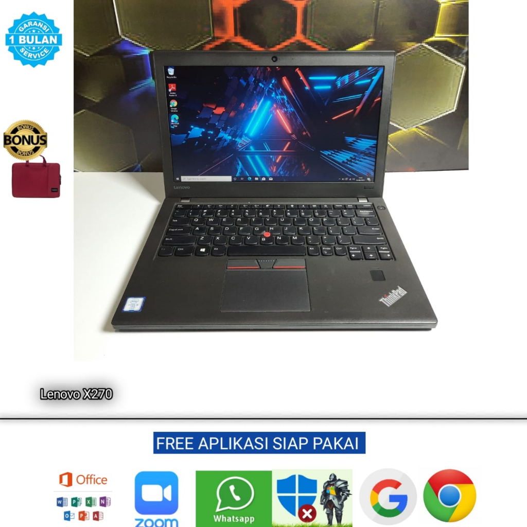 Jual Laptop Lenovo X270 Intel Core i5 Gen 6 Ram 8GB SSD 256GB Windows 10 | Shopee Indonesia