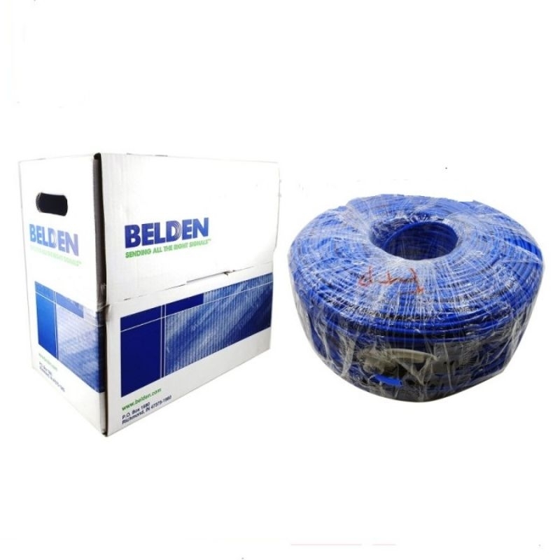 Jual Kabel Lan Belden Cat6 305 Meter - UTP Cable LAN Cat 6 1 Roll | Shopee Indonesia