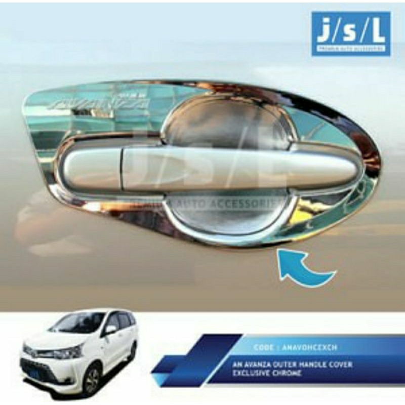 Jual Grand All New Avanza Outer Handle Exclusive Chrome | Shopee Indonesia