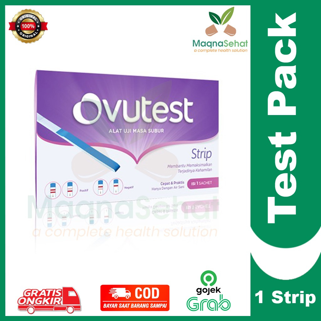 Jual Ovutest Strip Uji Ovulasi / Mendeteksi Masa Subur / 1 strip ...