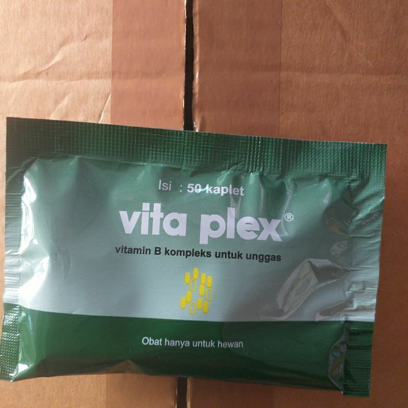 Jual vita plex vitamin B Kompleks untuk unggas isi 50 kaplet | Shopee Indonesia