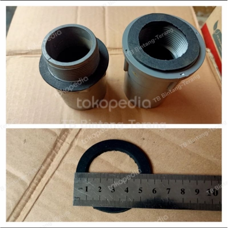 Jual Karet Seal Sambungan Pipa PVC 1 1/2" Inch | Shopee Indonesia