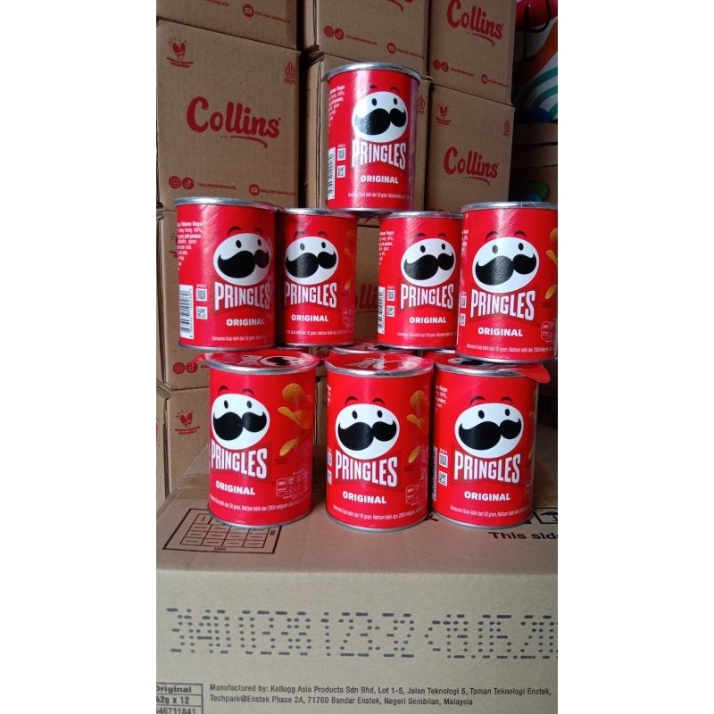 Jual PRINGLES mini 1 Carton isi 12pcs + bubble wrap | Shopee Indonesia
