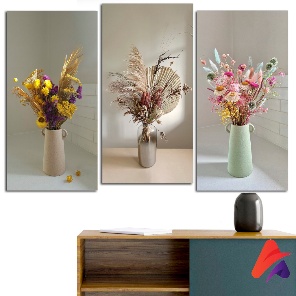 Jual HIASAN DINDING BUNGA AESTHETIC (15X30CM) WALL DECOR PAJANGAN ...