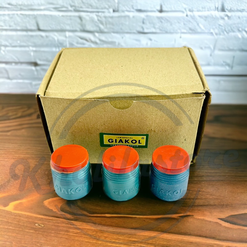 Jual (24 pcs) Lem Kertas Giakol Mini / Lem Colek Kecil | Shopee Indonesia