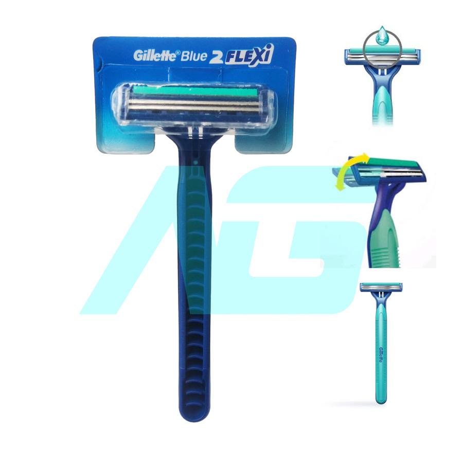 Jual Gillette Alat Cukur Blue2 Flexi | Shopee Indonesia