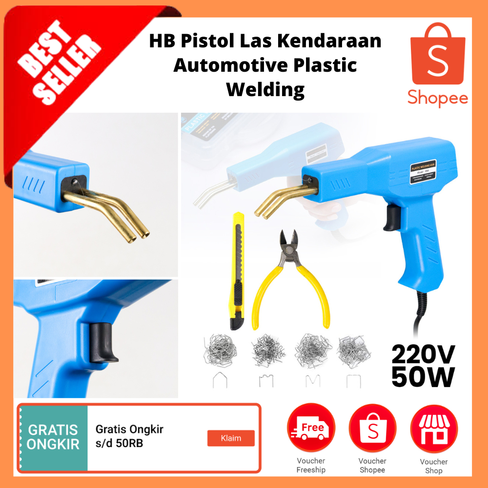 Jual HB Pistol Las Kendaraan Automotive Plastic Welding Gun / Las ...