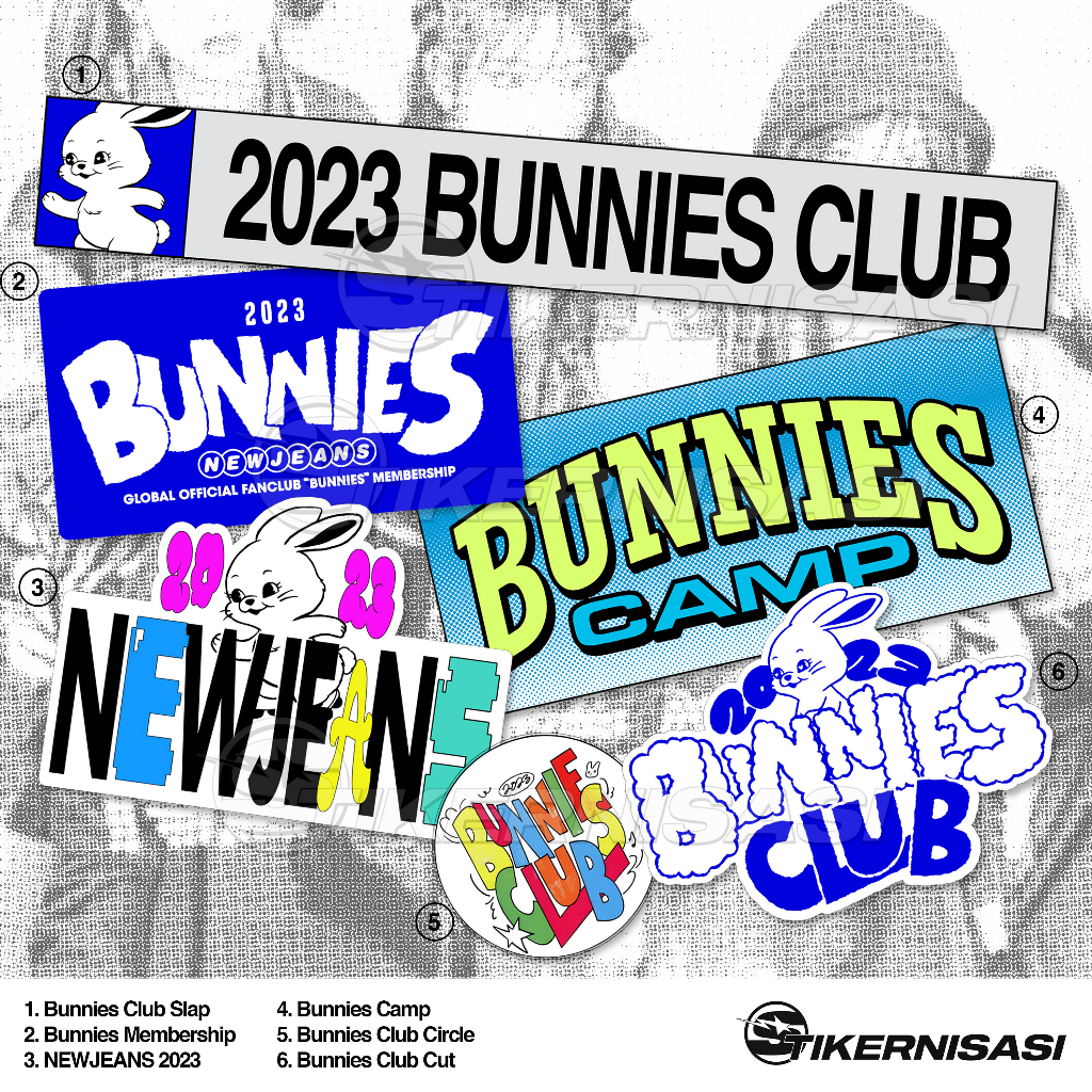 Jual Sticker New Jeans Bunnies Pack | Shopee Indonesia