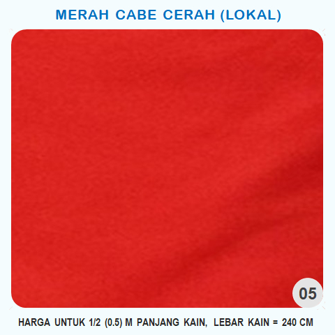 Jual Kain Polymicro Warna Merah Cabe, Merah Marun (MAROON), Merah Fanta ...