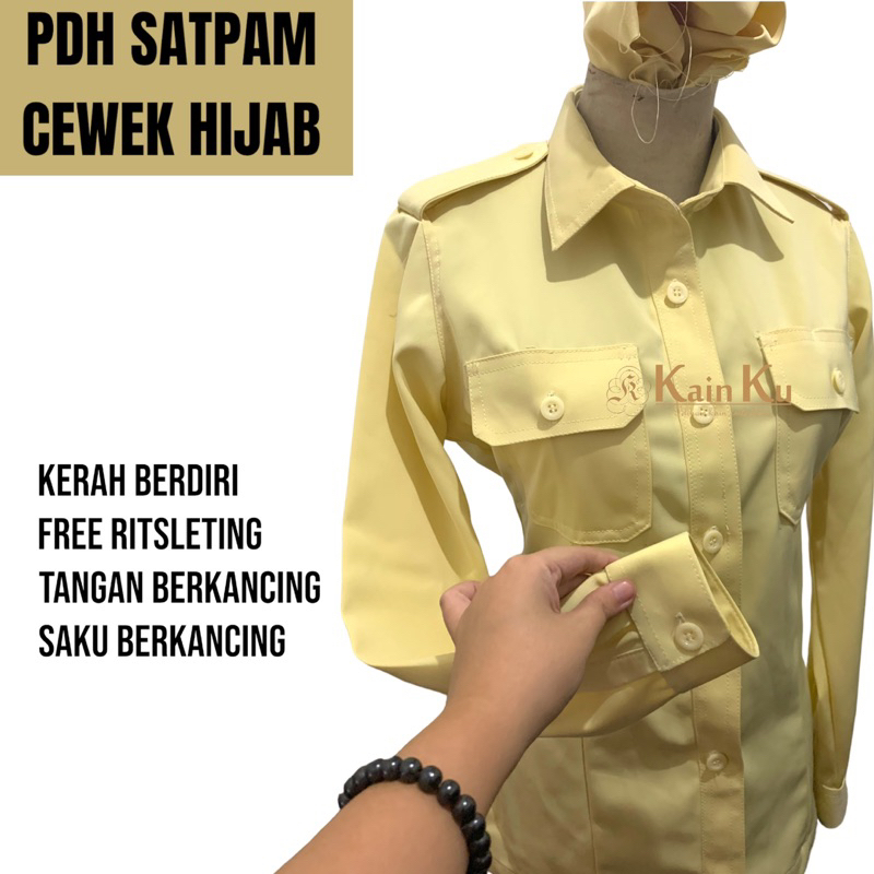 Jual PDH Secwan Terbaru (PDH Satpam Wanita) | Shopee Indonesia