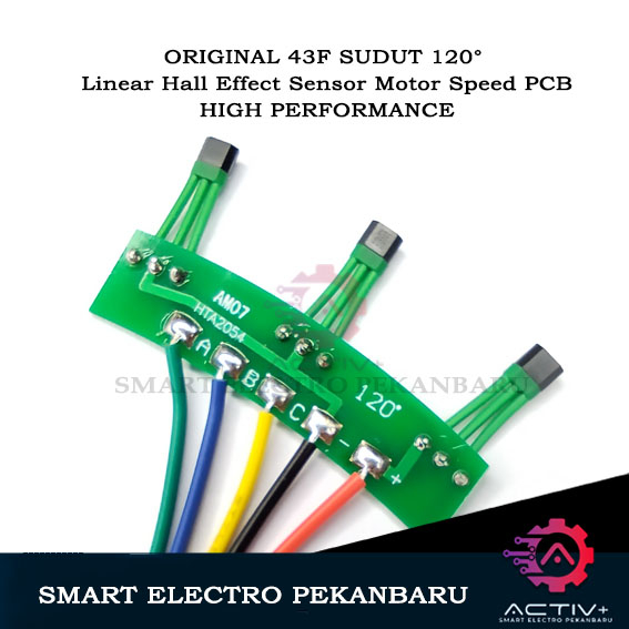 Jual ORIGINAL 43F SUDUT 120° Linear Hall Effect Sensor Motor Speed PCB ...