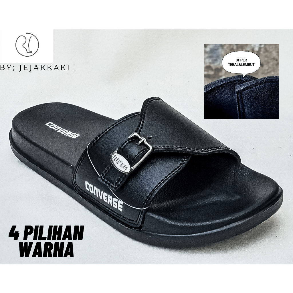 Jual Sandal Slop Selop Sandal Slide Slip on Terbaru Gesper Pria/Wanita ...