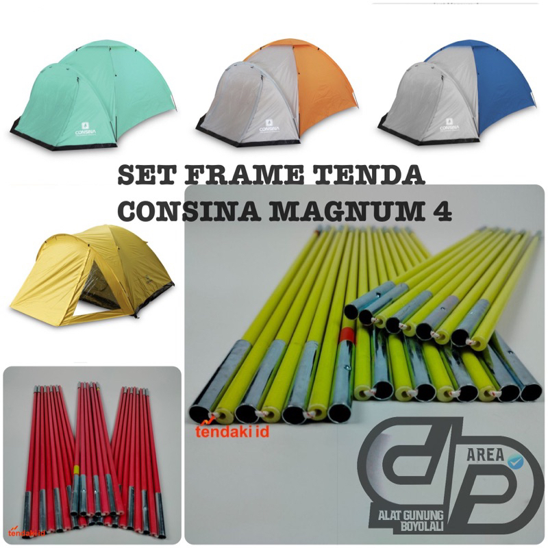 Jual Set frame rangka tenda consina magnum 4 set rangka tenda consina ...