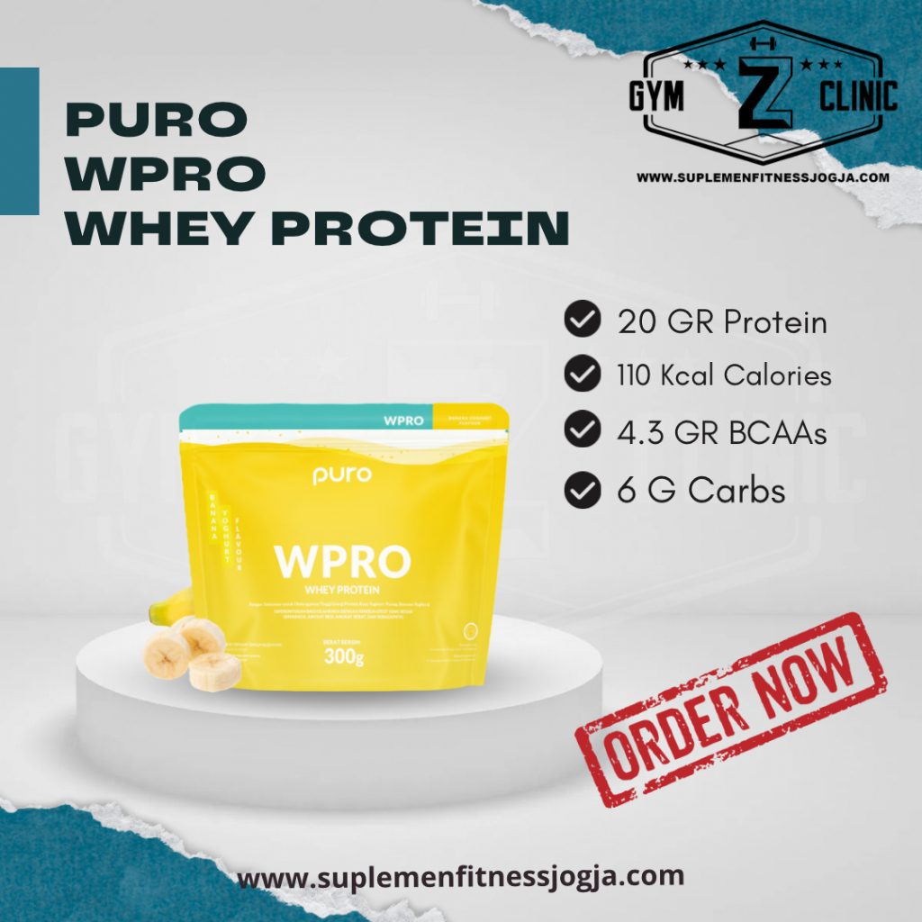 Jual PURO WPRO Whey Protein Concentrate susu protein 300gr | Shopee ...