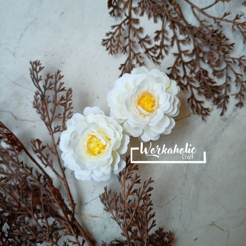Jual Kuntum Bunga Camelia Artificial Bunga plastik Bunga Palsu ...