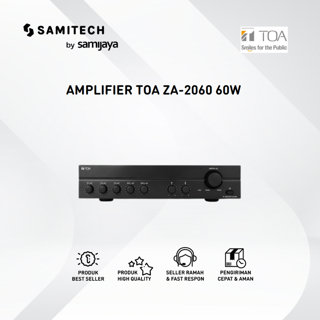 Jual TOA MIXER AMPLIFIER ZA-2060 BERGARANSI | Shopee Indonesia