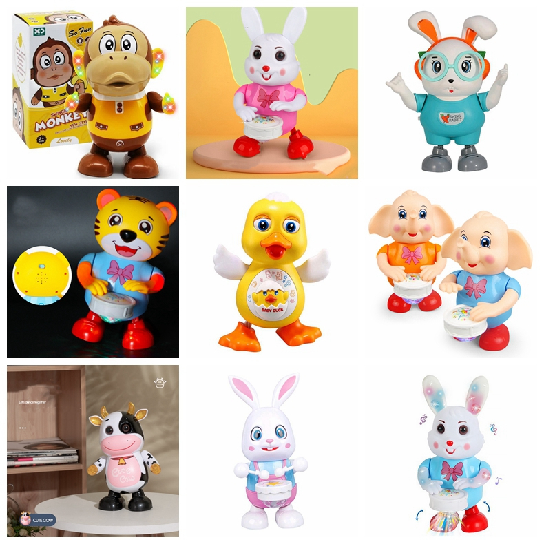 Jual COD Kelinci lucu yang bisa menari dan bernyanyi, robot kelinci ...