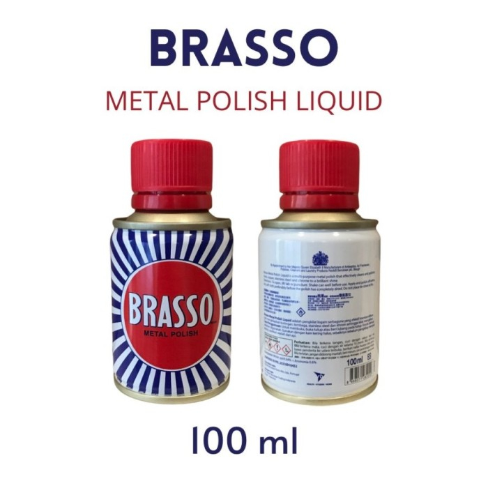 Jual CAIRAN PEMBERSIH/PENGKILAT LOGAM/PEMBERSIH LOGAM/BRASSO METAL POLISH 100ML ( PCS ) | Shopee ...