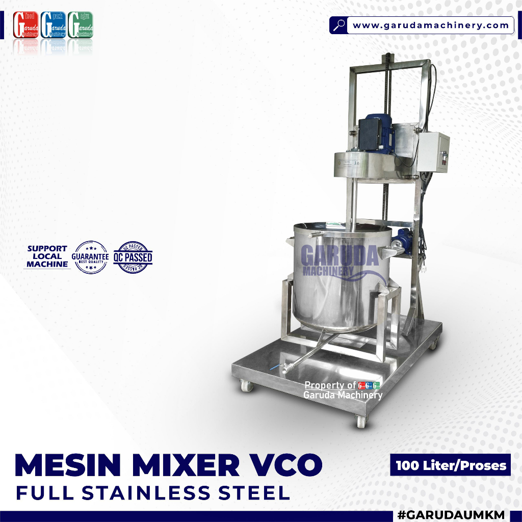 Jual MESIN MIXER / PENGADUK CEPAT MINYAK VCO 100 LITER | Shopee Indonesia
