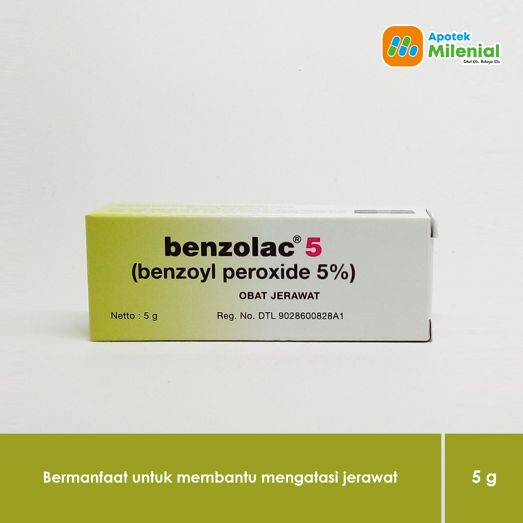 Jual Benzolac 5% Gel Obat Penghilang Jerawat | Shopee Indonesia