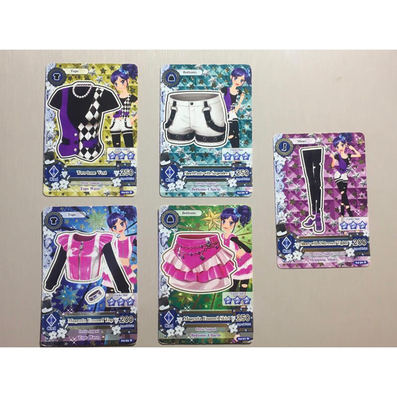 Jual aikatsu aoi normal card set | Shopee Indonesia