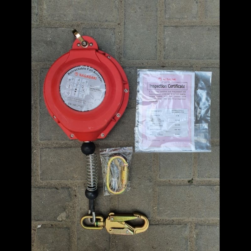 Jual RETRACTABLE FALL ARRESTER 6M NAGASAKI JAPAN LIFELINE SAFETY ...