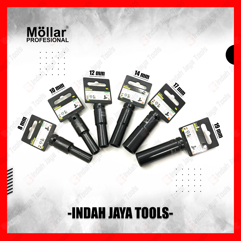 Jual MOLLAR Mata Deep Impact 8 10 12 14 17 19 mm - Kunci Sok Panjang ...