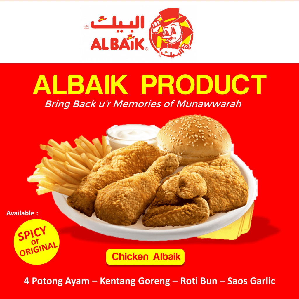Jual Albaik Fried Chicken / Ayam Goreng Arab / Chicken Nugget Saudi ...