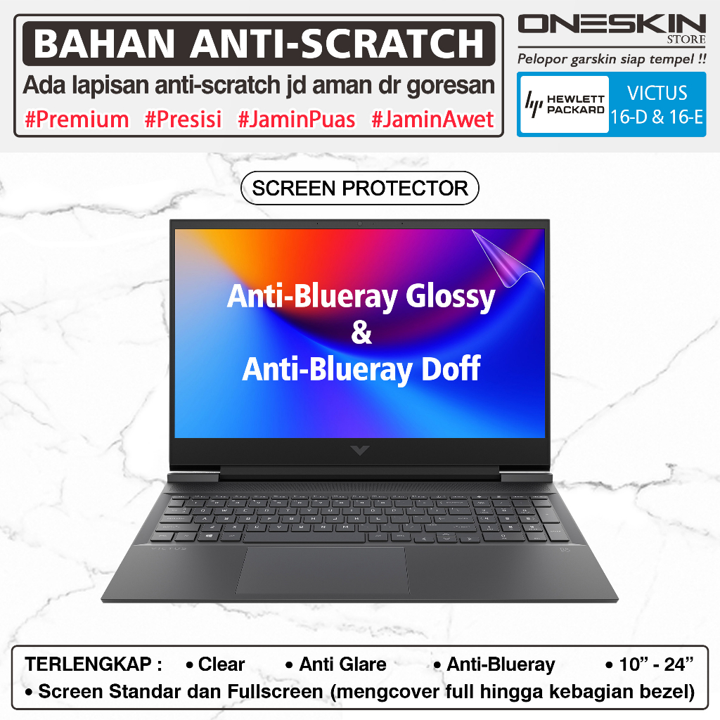 Jual Garskin Sticker Laptop Pelindung Keyboard Screen Protector HP ...